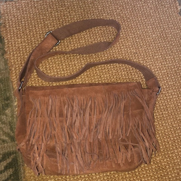 maja | Bags | Maja Brown Suede Fringe Purse | Poshmark